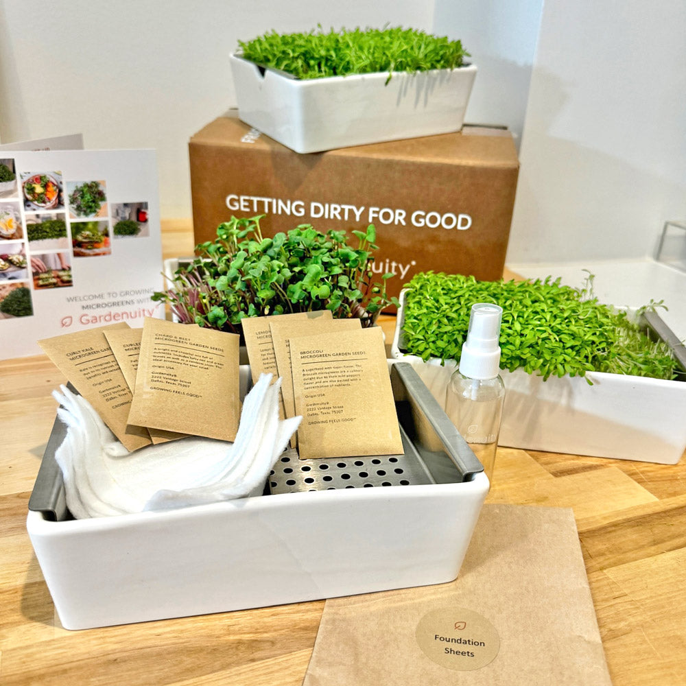 Microgreens Desktop Garden Starter Kit – Gardenuity